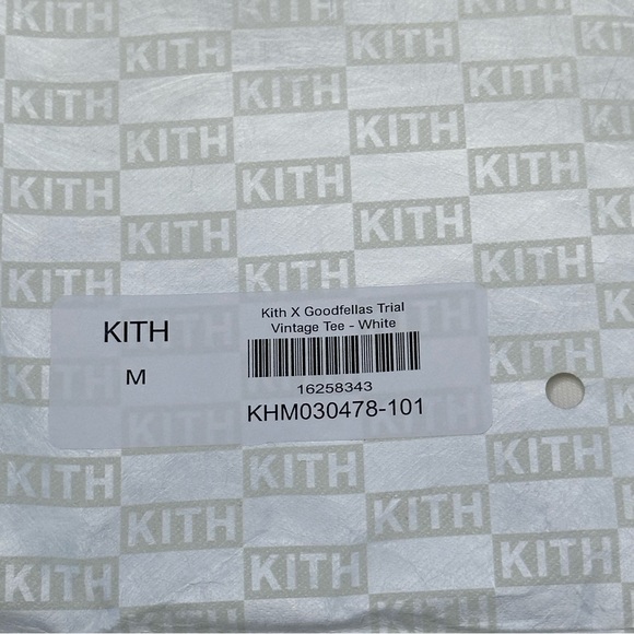 Kith | Shirts | Nwt Kith X Goodfellas Trial Tee White Medium Unworn | Poshmark